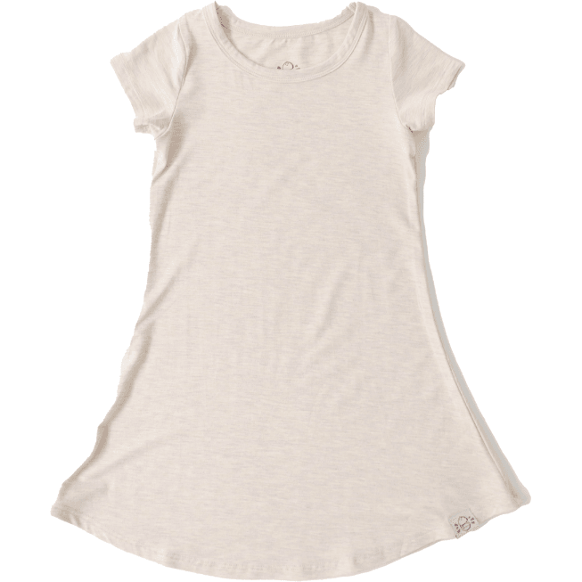 Short Sleeve Millie in Oatmeal – Coconut Pops